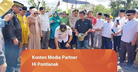 Bupati Aron Launching Pembangunan Rumah Adat Melayu Sekadau Kumparan