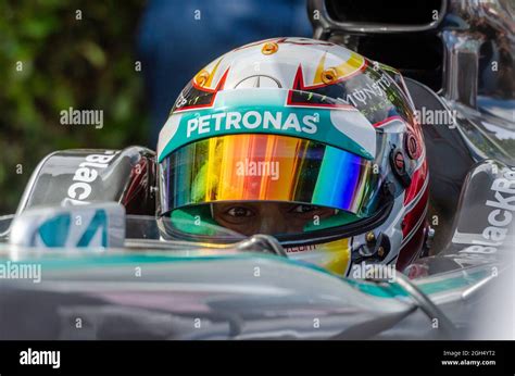 Lewis Hamilton Mercedes Formula 1 Grand Prix Racing Driver In The