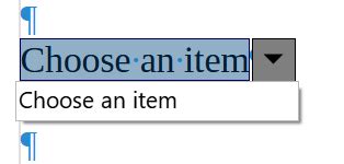 Content Controls In Writer The Document Foundation Wiki