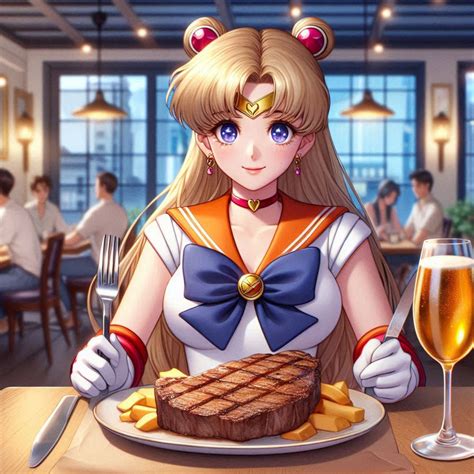 Sailor Venus And The Steak By Noahdbrilliant On Deviantart
