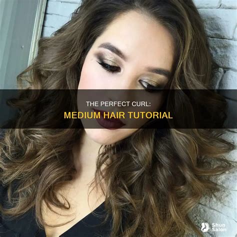 The Perfect Curl Medium Hair Tutorial Shunsalon