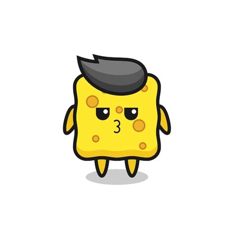 Premium Vector The Bored Expression Of Cute Sponge Characters