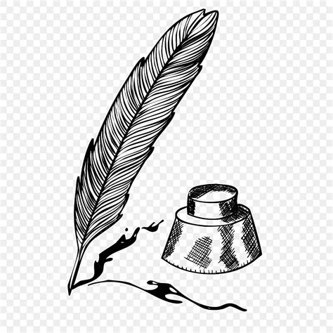 Feather Pen And Ink