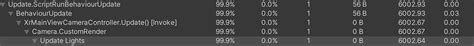 Profiling Spikes For Cameracustomrender Update Lights Unity Engine Unity Discussions