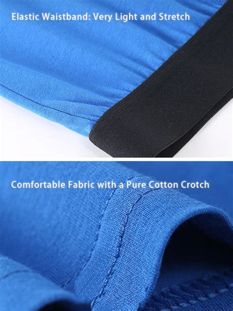 Mens Cotton Long Length Anti Chafing Boxers Briefs And Midway Briefs
