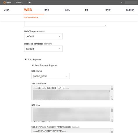 Enable Ssl For Your Vps Using Vestacp Techformist