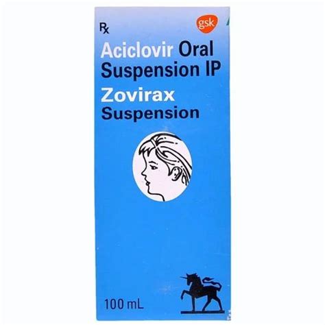 Zovirax Aciclovir Syrup 200 Mg At ₹ 157box In Nagpur Id 2853609296312