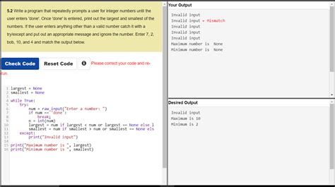 Write A Program That Repeatedly Prompts A User For Integer Numbers Until The User Enters Done