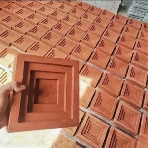 Roster Beton Tempel Bata Moziak Hiasan Dinding Warna Merah Teracota Anti Tampias Lazada Indonesia