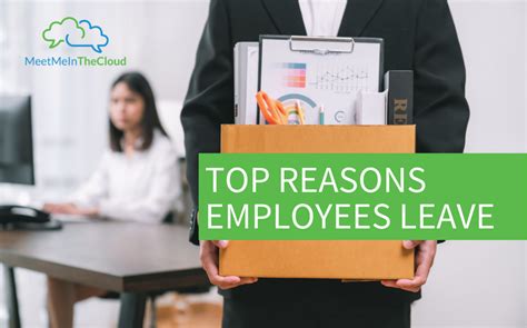 Top Reasons Employees Leave Meet Me In The Cloud