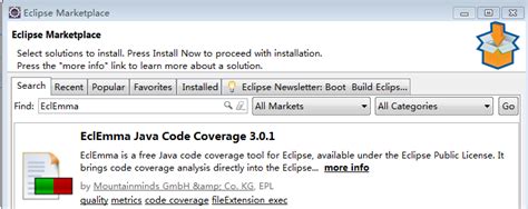 Jacoco Eclemma In Eclipse Csdn博客