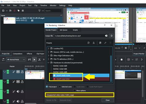 Amd Radeon Amd Gpu Is Not Working On Kdenlive For Rendering Videos