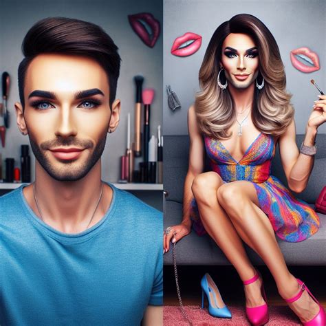 Trying Out Crossdressing Before After By Femininefantasy7 On Deviantart
