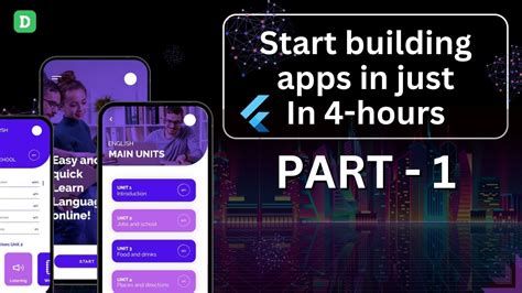 build your apps in hours flutter masterclass part 1 youtube