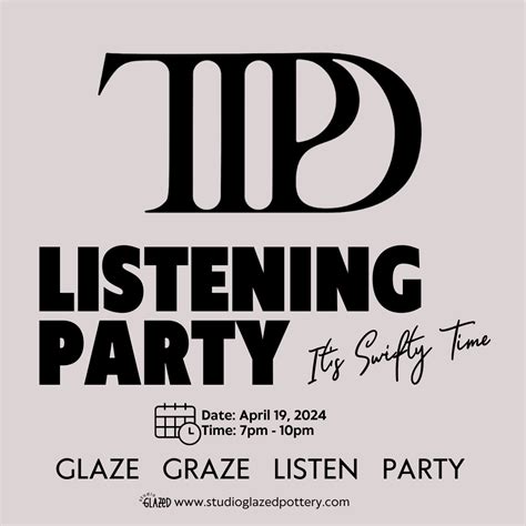 Ttpd Listening Party Whimsical Party Gallery