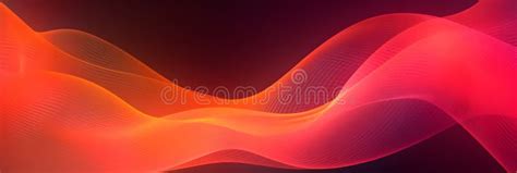 Vibrant Curves Abstract Background Design Or Wallpaper Pink And Orange