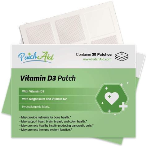 Vitamin D3 Vitamin Patch By Patchaid