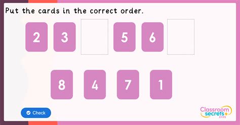 Free Eyfs Ordering Numbers 0 10 Iwb Activity Classroom Secrets Classroom Secrets