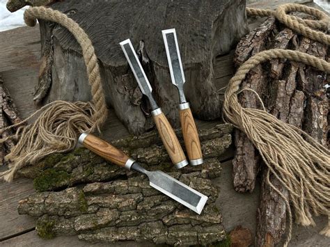 Hand Forged Chisel Set 3pcs Woodworking Tools Forged Chisel Wood