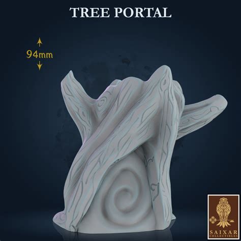 3d Printable Tree Portal By Saixar Collectibles