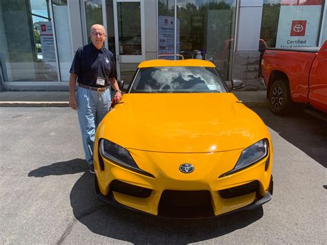 Steet Thomas Terry Is Now The Proud Owner Of His New Toyota Supra Gr