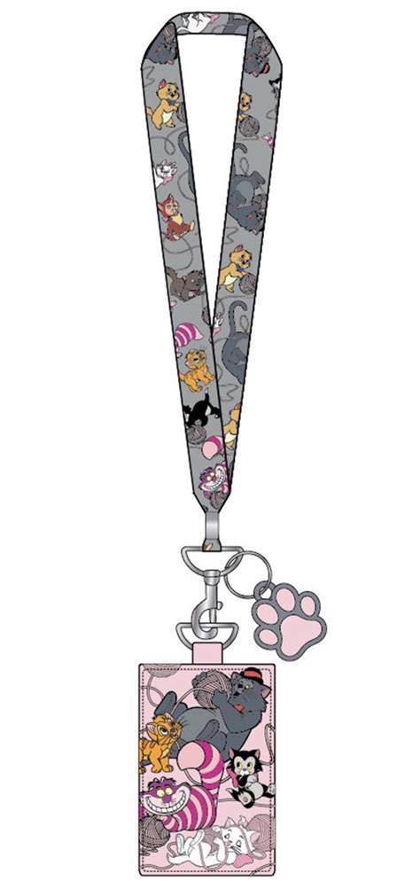 Disney Kitties Loungefly Cardholder Lanyard Disney Pins Blog