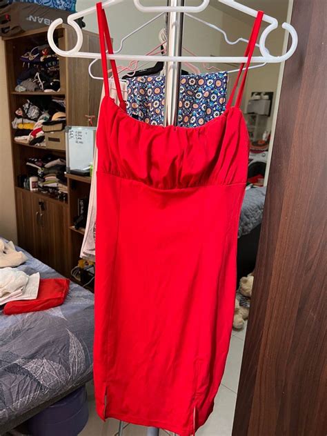 Lovito Red Dress Womens Fashion Dresses And Sets Dresses On Carousell