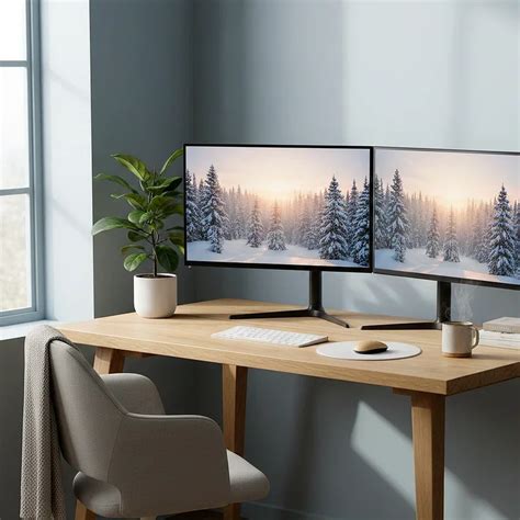 15 Dual Monitor Desk Setup Ideas For Clean Modern Workspaces