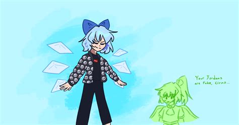 Touhou Project Touhou Chirno Cirno Drip Pixiv