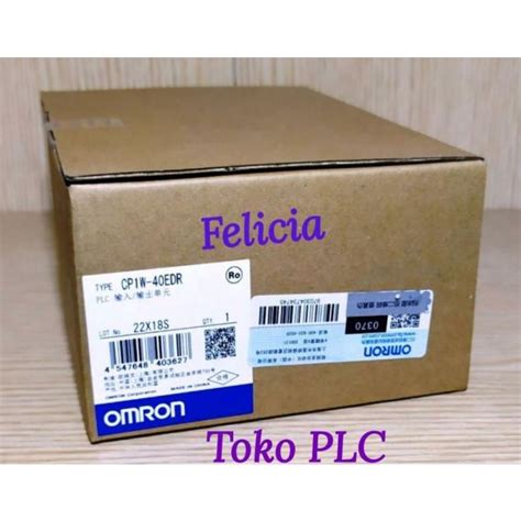 Jual Omron PLC Expansion I O Unit CP1W 40EDR Shopee Indonesia