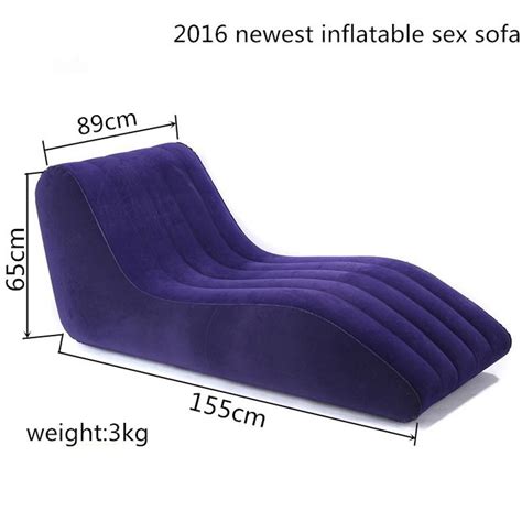 S Type Sex Cushion Inflatable Sofa Chair Furniture For Couples Luxury