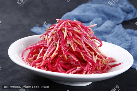 糖醋萝卜中国菜系食品餐饮摄影素材汇图网