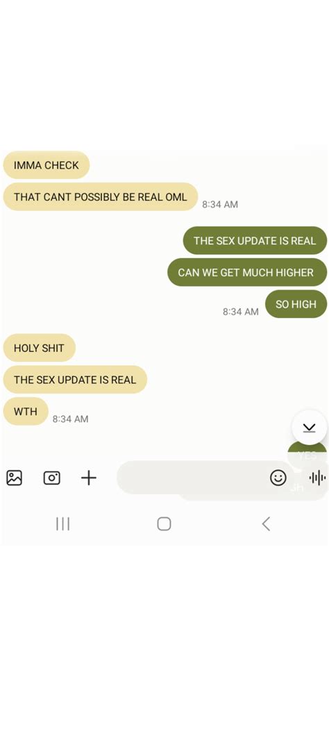 The Sex Update Is Real R Gocommitdie