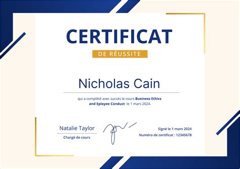 Attestation De Formation ️ Exemples 2026 Ispring