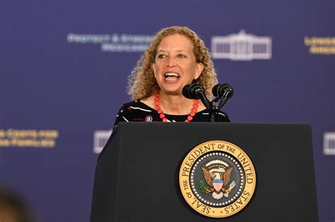Florida Rep Debbie Wasserman Schultz Tries To Pump Up Crowd At Biden Event