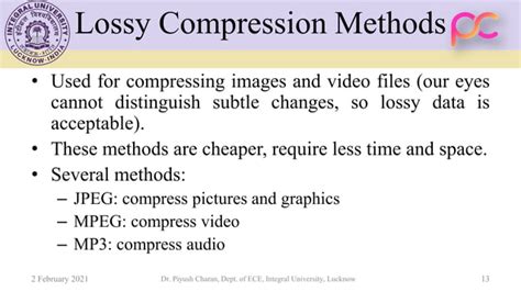Unit 1 Introduction To Data Compression Ppt