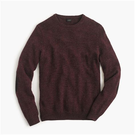 Mens Elbow Patch Sweater Bubblepna