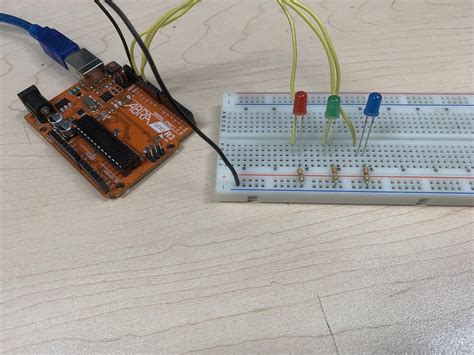 Led Sequence Arduino Breadboard Circuit Instructables