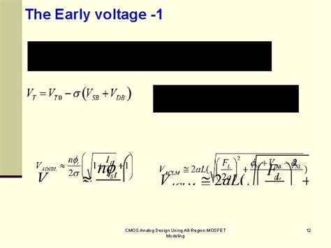 CMOS Analog Design Using AllRegion MOSFET Modeling Chapter
