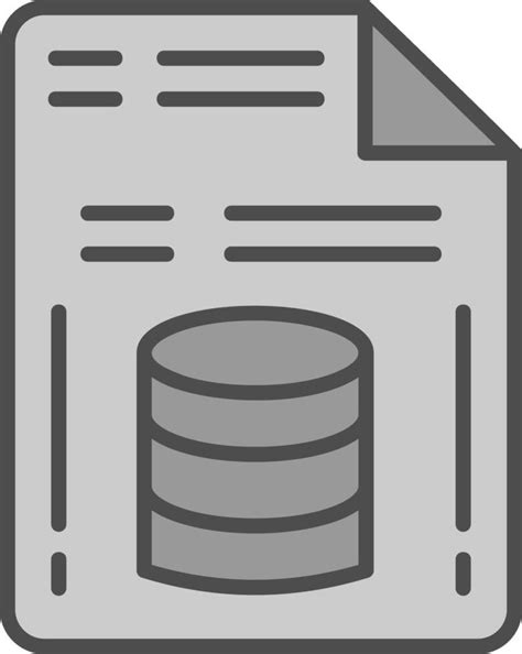 Data Line Filled Greyscale Icon Design 43727944 Vector Art At Vecteezy