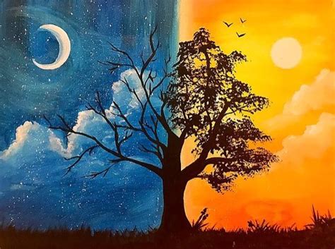 Pin By Ana Bazzano On Escuela Simple Canvas Paintings Canvas Painting Landscape Nature Art