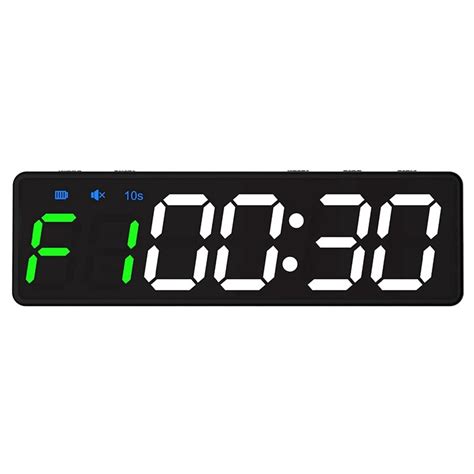 Gym Timer Countdownup Stopwatch Usb Oplaadbare Vicedeal