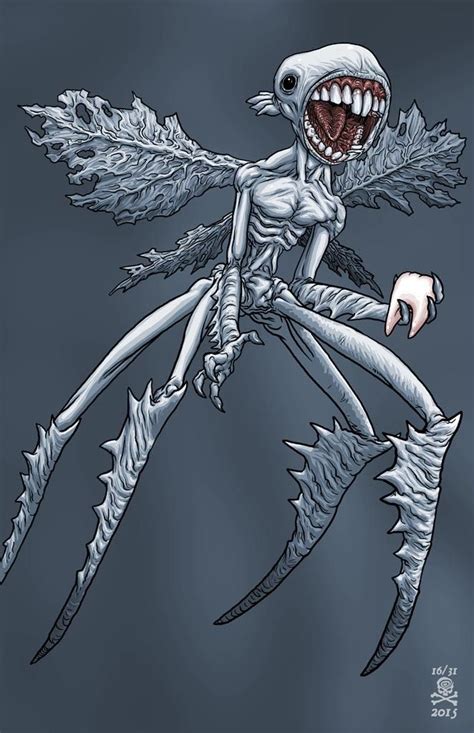 Movie Golden Army Hellboy Art Tooth Fairy Creepy Art