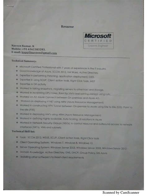 Naveen Resume Pdf