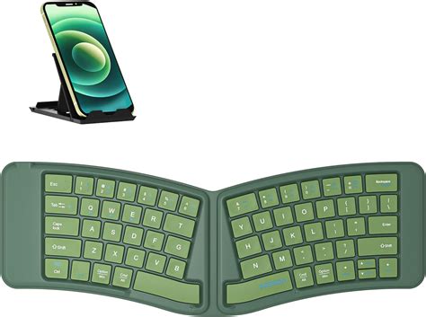 Jphtek Mini Foldable Bluetooth Keyboard Portable Wireless