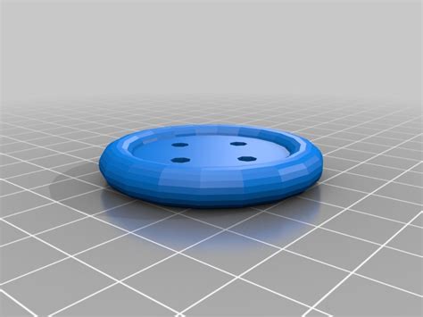 Free 3d File Button Radius 4 Holes 🏠・3d Printing Template To Download