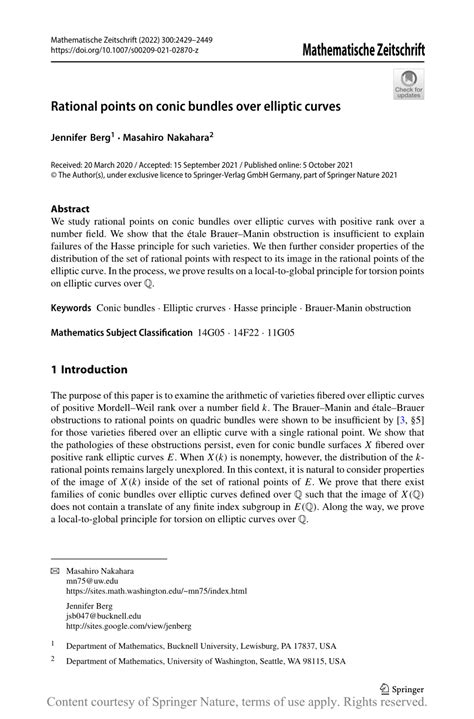 Rational Points On Conic Bundles Over Elliptic Curves