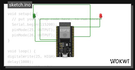 wokwi first task copy wokwi esp32 stm32 arduino simulator
