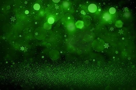녹색 귀여운 반짝 반짝 조명 Defocused Bokeh 추상적인 배경을 떨어지는 눈 조각 비행 유쾌한 이랑 질감 콘텐츠에 대 한 빈 공간을 겨울에 대한 스톡 사진 및 기타