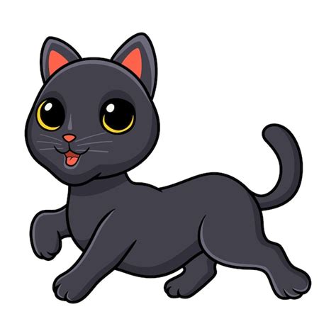 Premium Vector Cute Bombay Cat Cartoon Posing